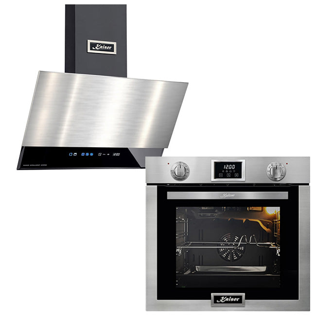 Grand Chef Gas Oven & 60cm Pro Cooker Hood (Stainless Steel) – Kaiser