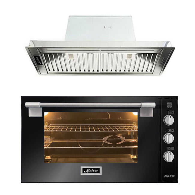 Avantgarde Pro 90cm Gas Oven & Built In Cooker Hood – Kaiser