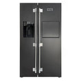Kaiser Avantgarde Pro American Fridge Freezer (Black Stainless Steel)