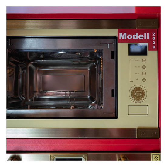 Kaiser Art Deco Built In 900W Combi Microwave Oven (Ivory)